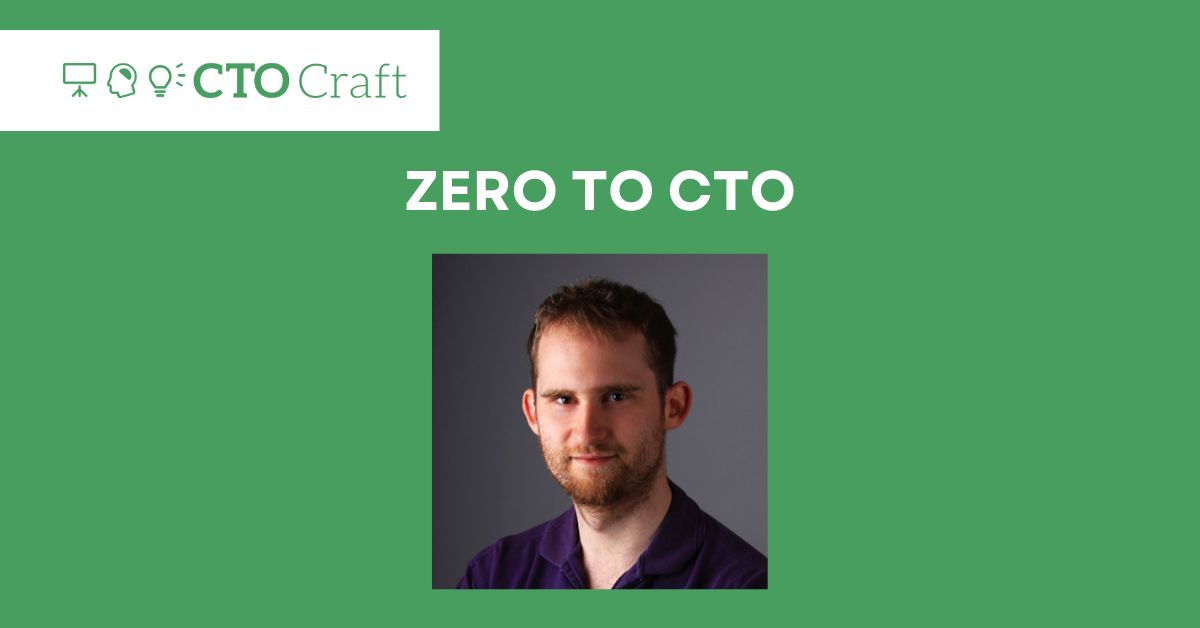 Zero to CTO – Daniel Bartholomae is in the Spotlight | CTO Craft